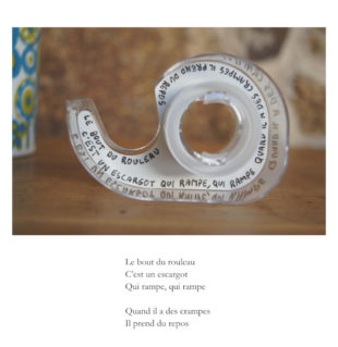 Poèmes objets – Le fantôme des hortensias